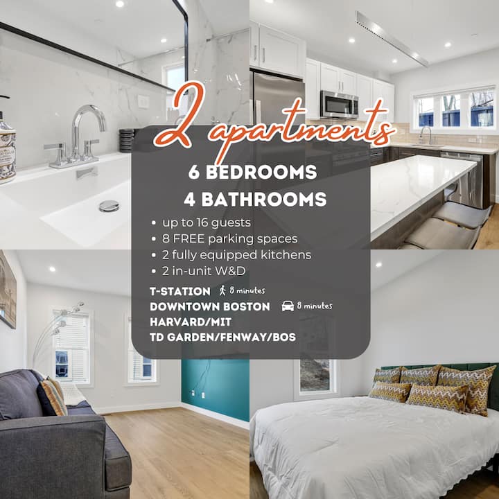 6br4bth Parking/bos/mit/harvard/td Garden - Cambridge, MA