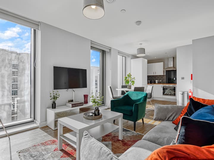 Beautiful Luxury Apartment By Media City & Man Utd - Salford