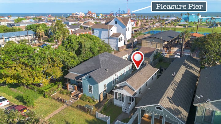 Cottage Amaris - Walk To Beach! - Galveston