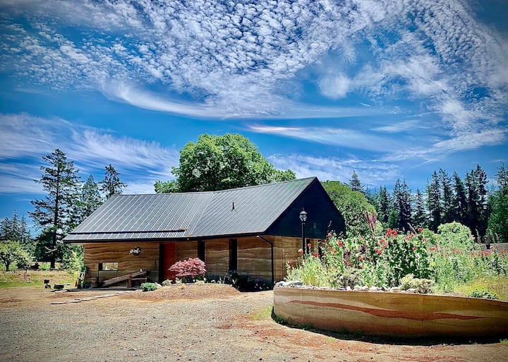 Rammed Earth House - Sooke