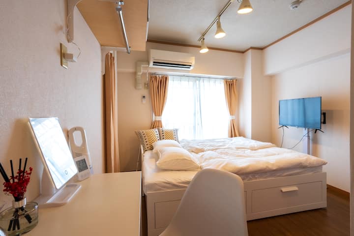25jr高田馬場駅早稲田口徒歩5分!19.68㎡!netflix 見放題!最大3名様可能! - Shinjuku