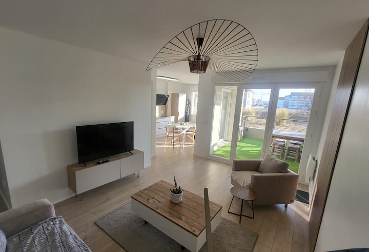 Stella- Apt Moderne 62m2-5p-2 Ch Face Mer Et Dune - Stella Plage