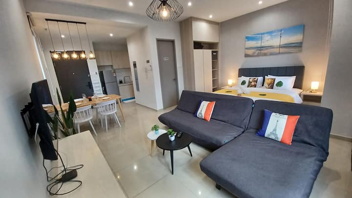 Cozy Iconic Regency #Queensbay Mall#fiz#airport - Bayan Lepas