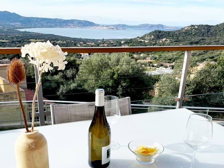 Appartement Vue Mer Panoramique - Lumio