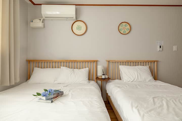 [부산교통중심]편안함/경성대부경대역도보2분/공항리무진도보5분/2bathroom/엘리베이터 - Pusan