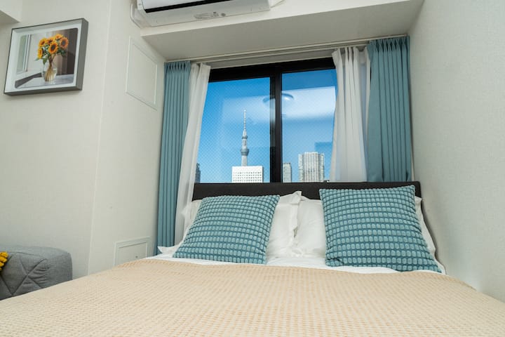 成田空港直通・羽田空港バス直通#1102/2025年新築/荷物預かり/スカイツリー近い/エレベーター - Tokyo