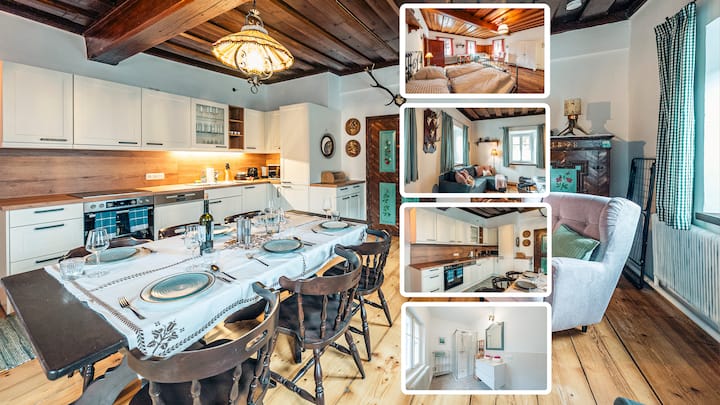 Sieglgut: Strauss Suite | Kitchen | Parking - Altaussee