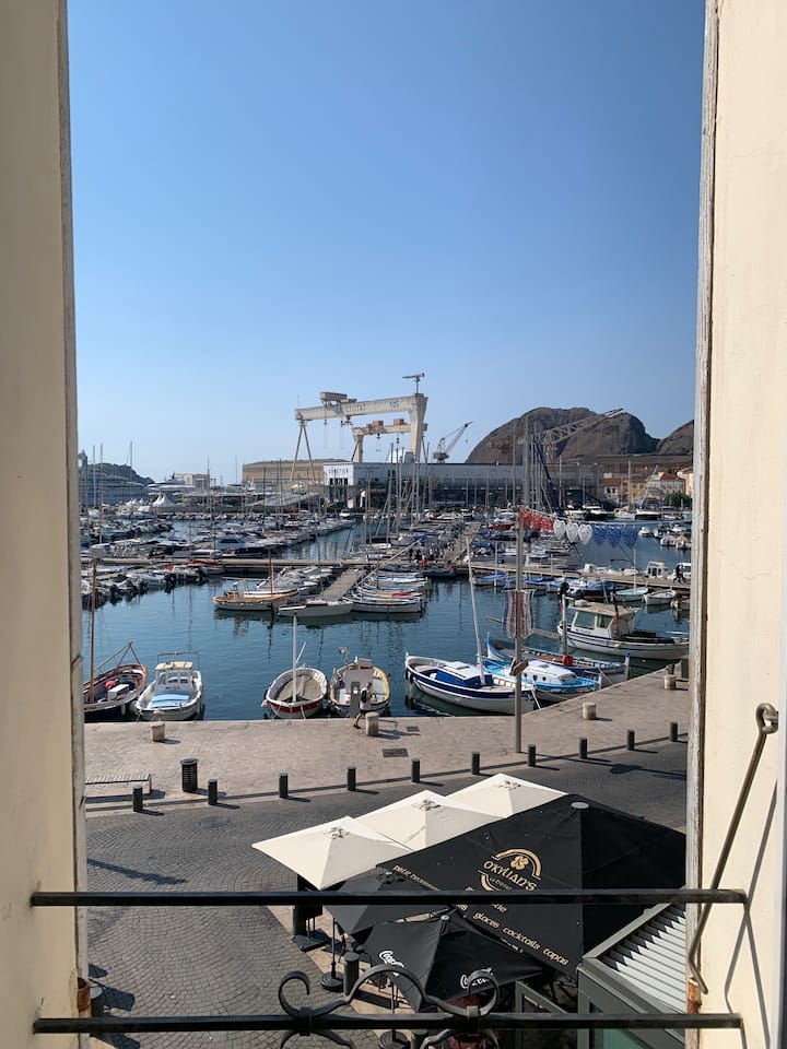 Captain Watch - Vue Sur Le Port + Parking Offert - La Ciotat