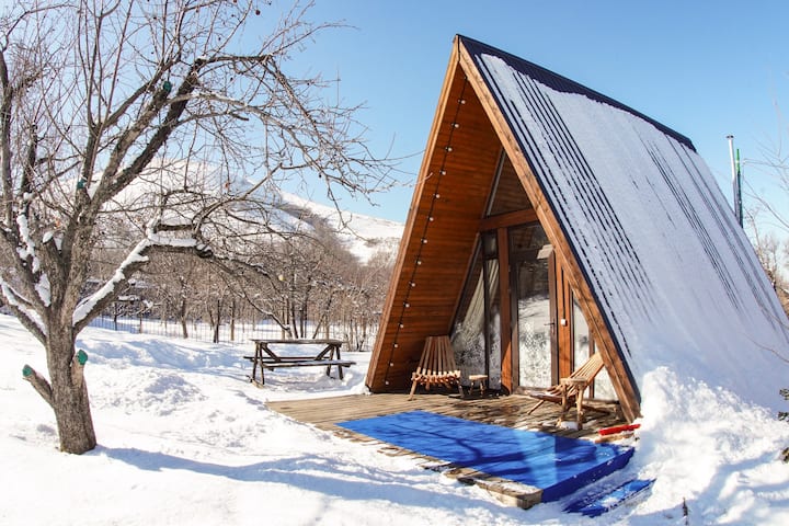 Little Alma-ata A-frame House 1 - Kazakhstan