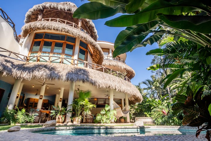 Amazing Tropical House With Pool - Lo de Marcos