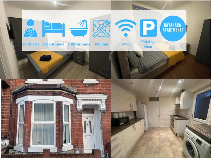 Entire House | 5 Bedroom | Southampton City - Southampton