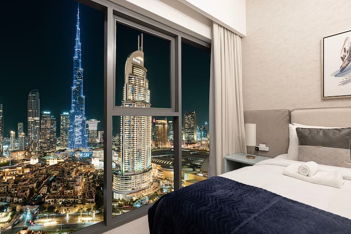 Nye Firework Burj & Fountain Views | 5 Min To Mall - Dubai