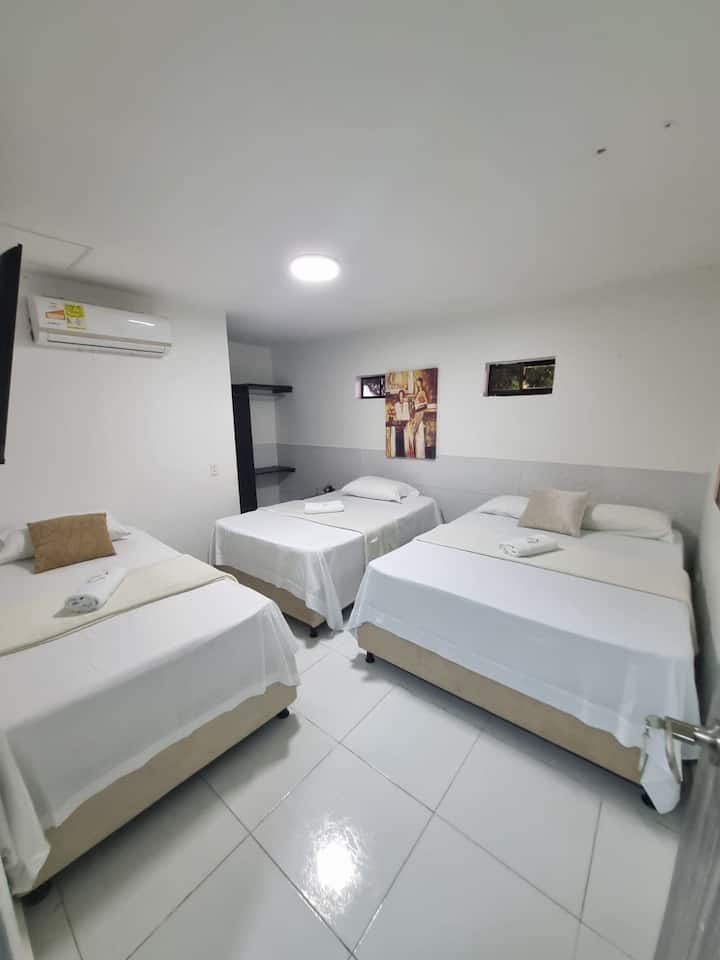 Habitación Familiar De 3 Camas - Montería