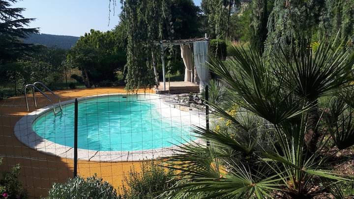 Villa Anduze Au Calme Avec Piscine Privé - Anduze