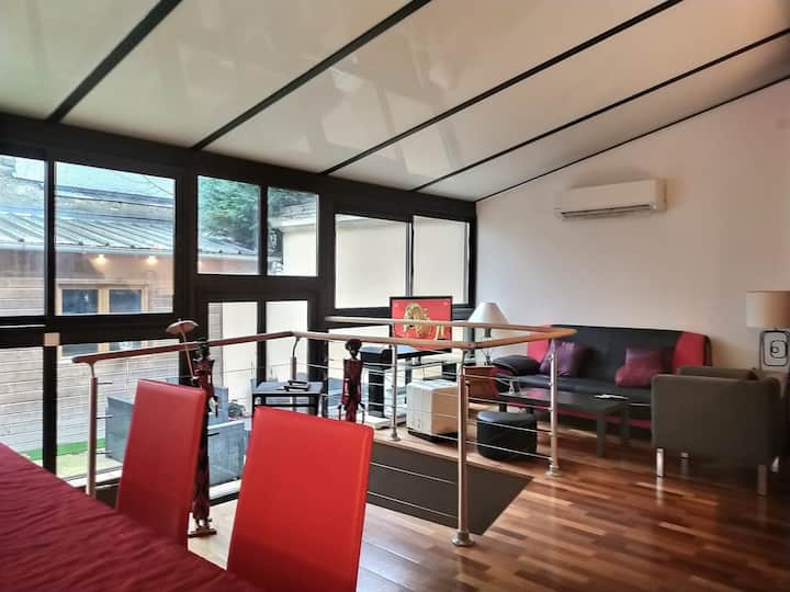 Le Richebourg: 3ch, Hypercentre, Garage, Sauna, - Le Mans