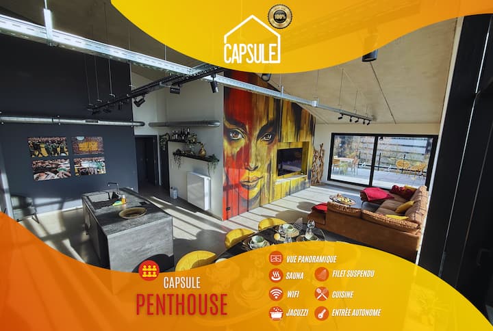 Capsule Penthouse Mons Centre - モンス