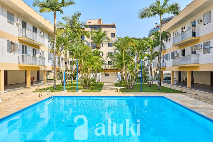 150mts Da Praia Grande | Roupas De Cama | Piscina! - Ubatuba