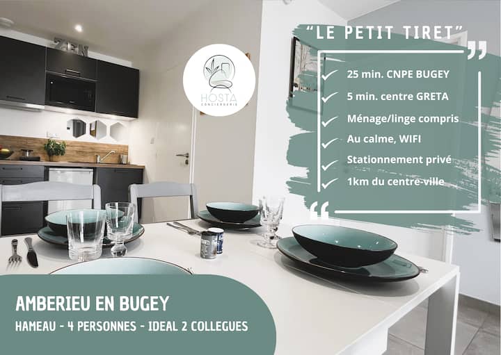 Le Petit Tiret_ Au Calme, Idéal éTudiant/pro - Ambérieu-en-Bugey