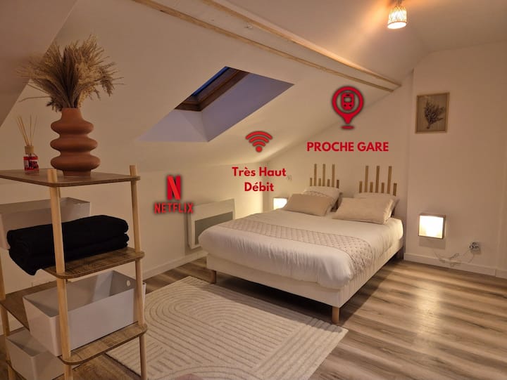 Appartement La Canopée De Vichy 35m² - 4 Min Gare - Cusset