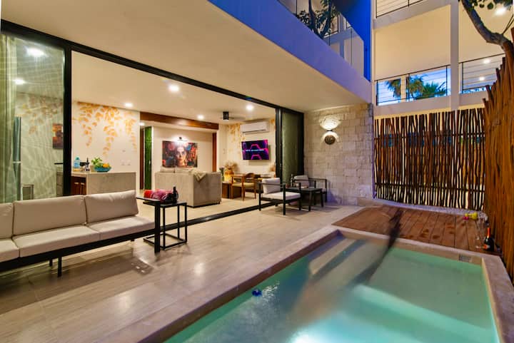 2 King Brs • Central • Private Pool • Beach Club - Mexique