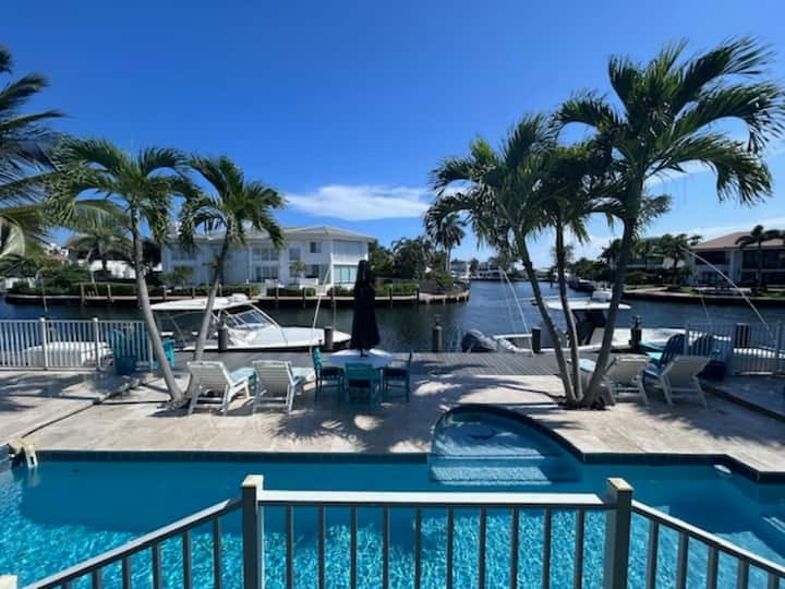Cozy Relaxing Villa On The Canal/private Beach - Boca Raton, FL