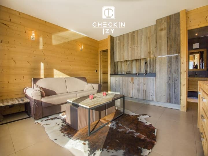 Studio Cabine Cosy Megève Parking Gratuit - Megève