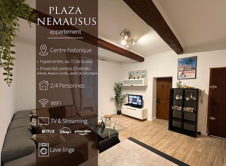 Appartement Cosy Centre Nîmes - Plaza Nemausus - Nîmes