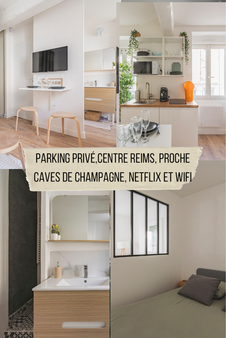 Flora, Centre Reims, Parking Privé Et Wifi - Reims