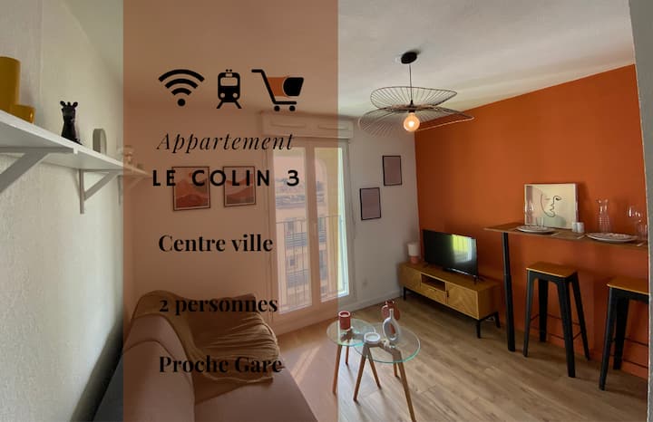 097 - Colin 3 - Wifi - Proche Gare - Central - Montpellier