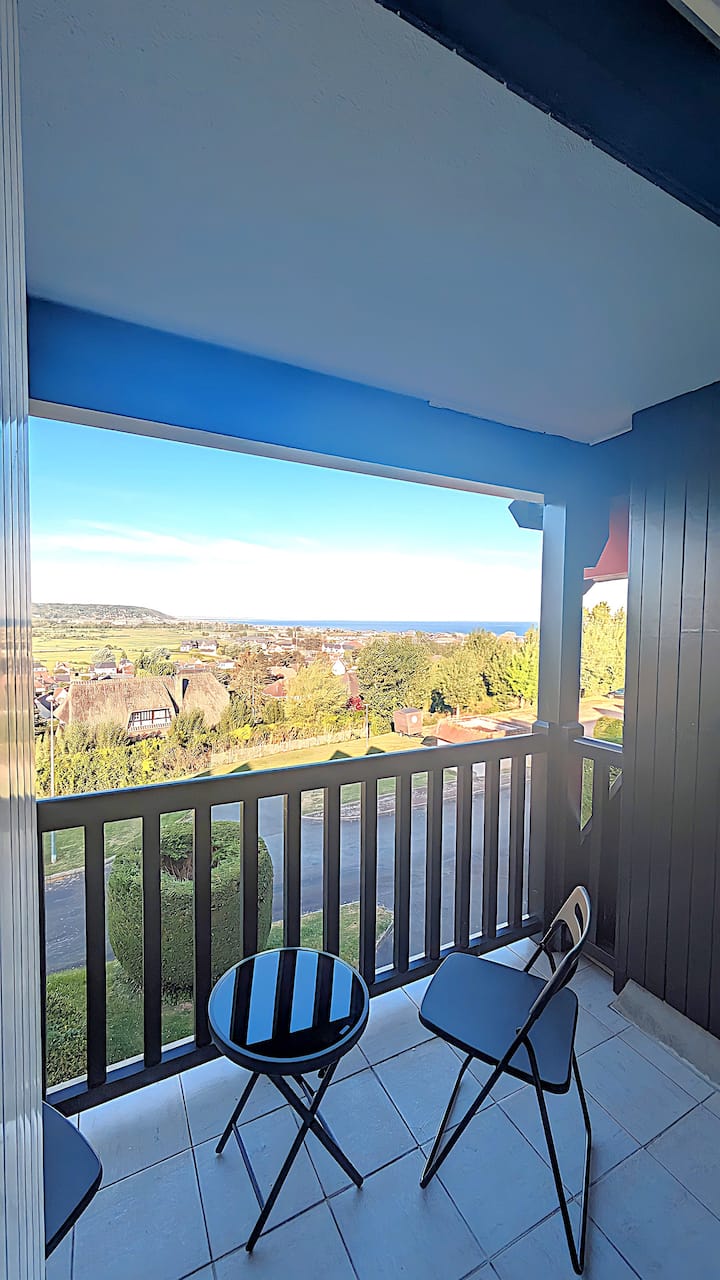 Le Panoramique, F2- Vue Imprenable, Wifi & Parking - Blonville-sur-Mer