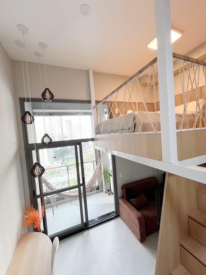 Loft Estiloso A 30 Passos Do Metrô Brooklin - Santo Amaro