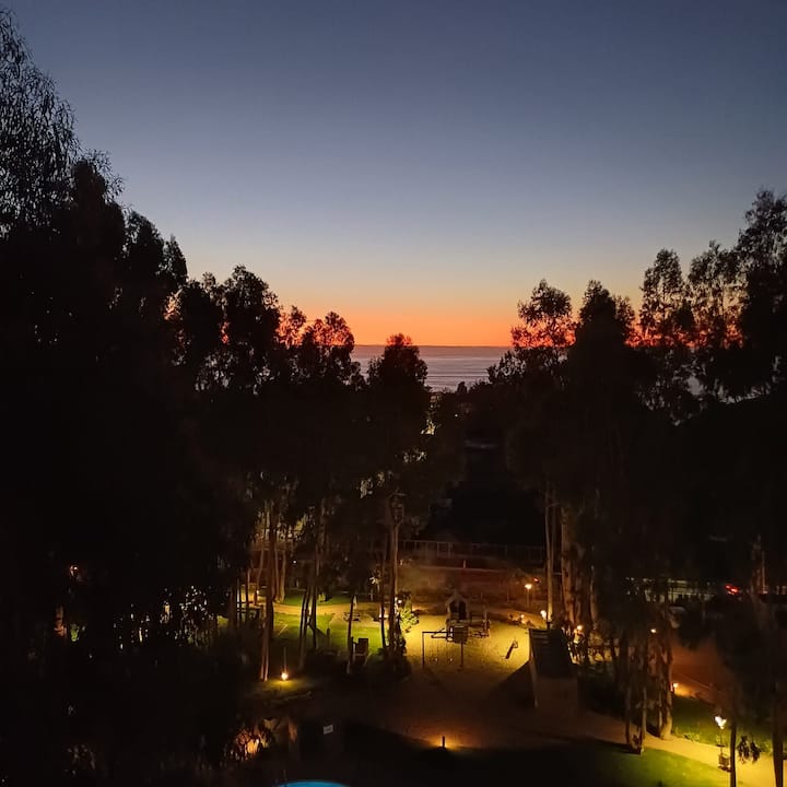Dpto. Con Vista Al Mar, Bosque Y Piscina - Algarrobo