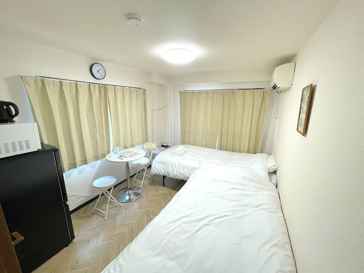 最大3名/1部屋貸し切り/空港から1時間以内とアクセス良好/長期滞在歓迎!セルフチェックイン - Fukuoka