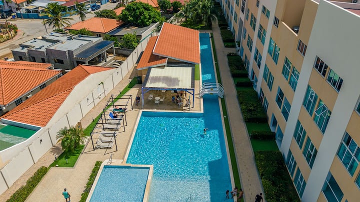 2br Pool View Condo|gym|beach Tennis|5 Mins->beach - Aruba