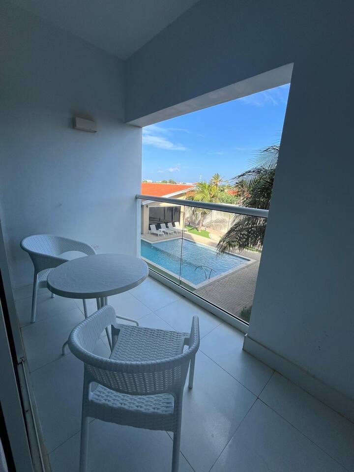 2br Modern Condo|gym|pool|beach Tennis|mins>beach - Aruba