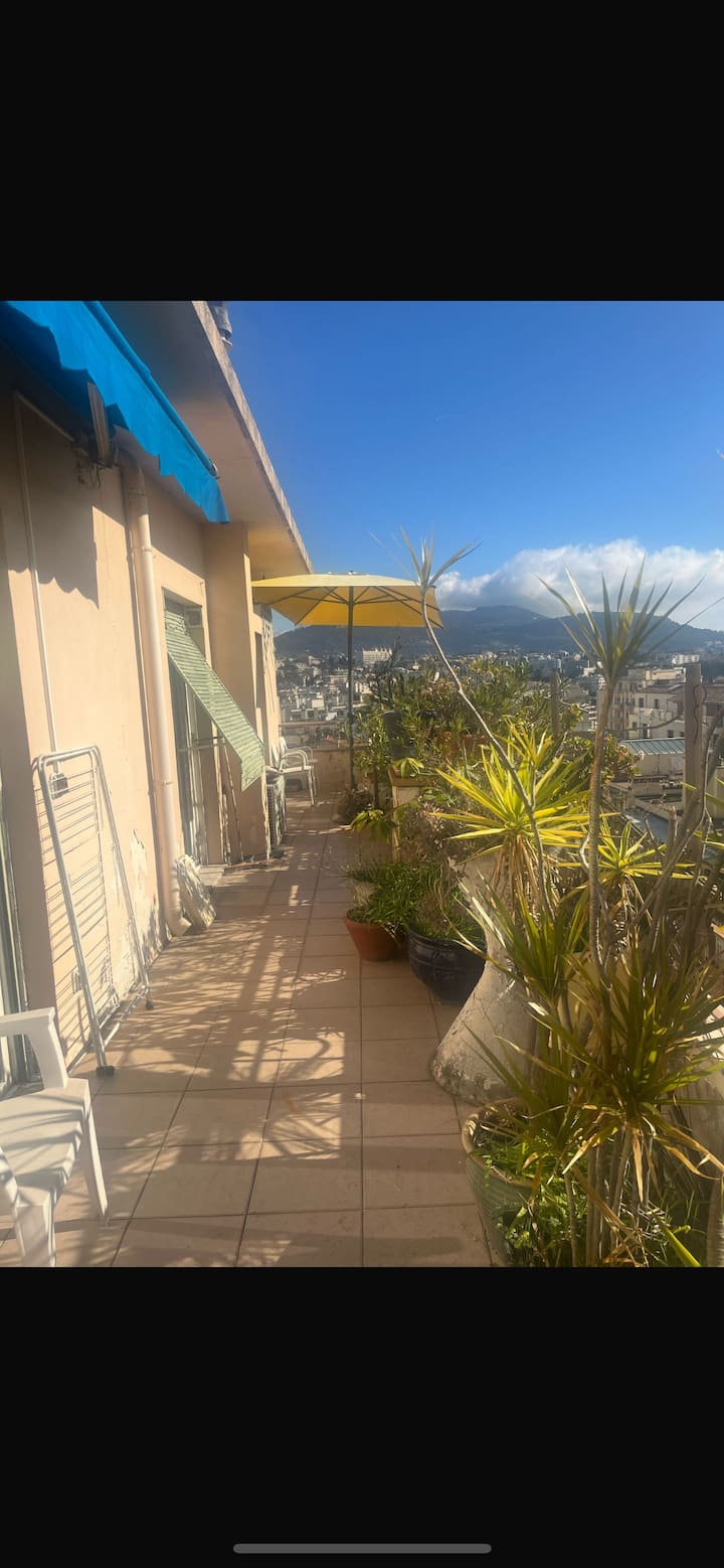 Top Floor, Big Terrace, Views - Nizza