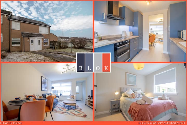 Hawick House - Stylish 2-bed In Coatbridge. - Hamilton