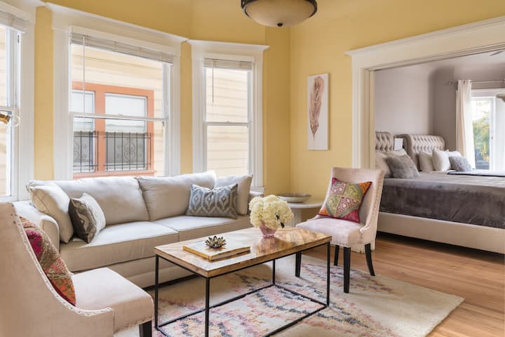 Sunny 2 Bedroom - 7 Mins To Sf - Alameda