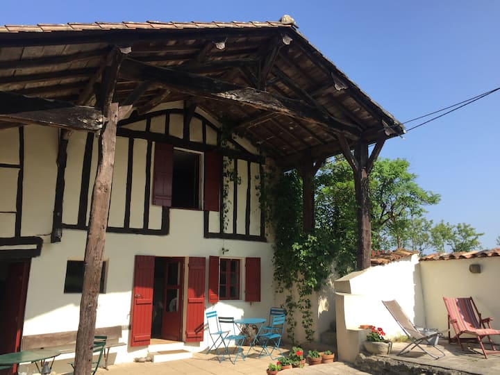 La Prairie - Ferme 17e 6 Ha Avec Vue Cathedrale - Bazas
