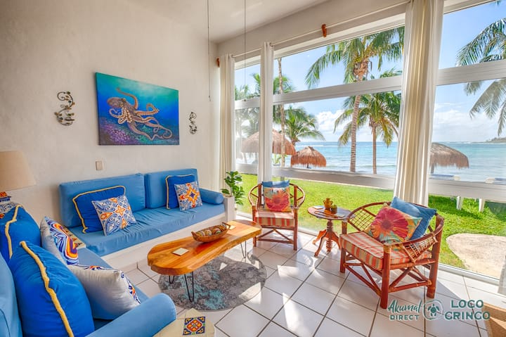 New! Ground Level Condo Right By The Sea! Pool! - Akumal
