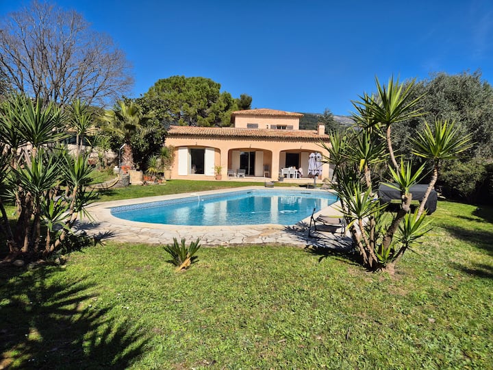 Villa Avec Piscine Agréable Calme Proche De Cannes - Grasse