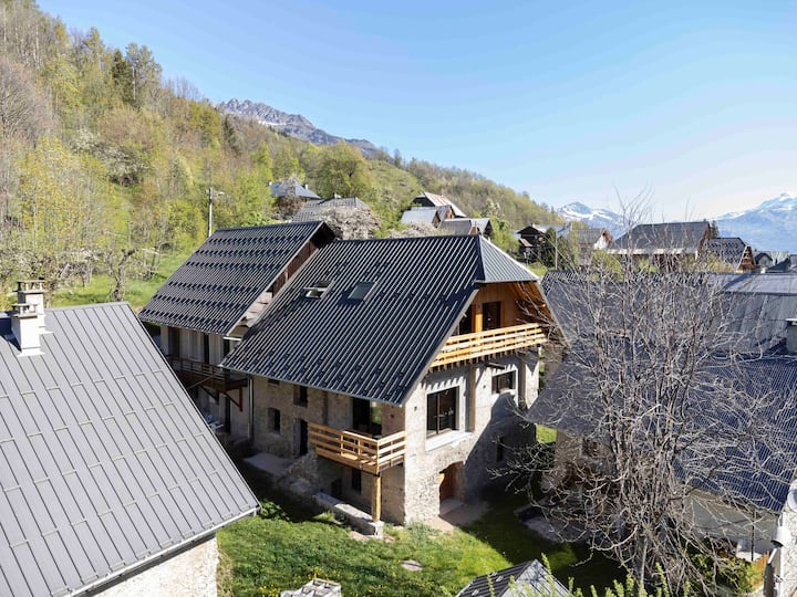 Cabana & La Grange Aux 7 Marmottes - 17 Couchages - Albiez-Montrond