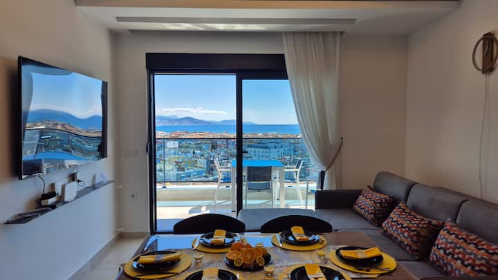 Люкс-квартира с панорамным видом на море Emerald - Alanya