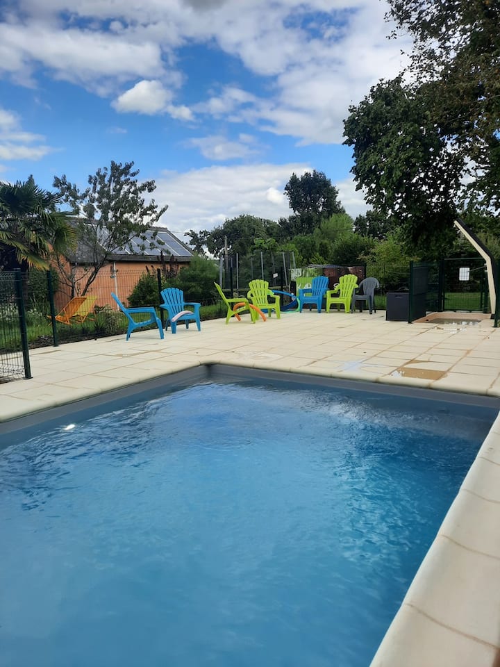 Le Héron Grand Gîte Avec Piscines, Jacuzzi, Hammam - Francia