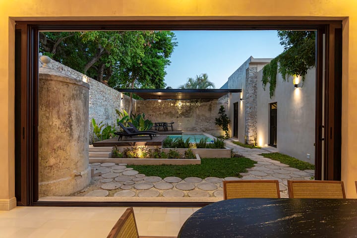 Casa Kihuizodtz: Lujo Y Estilo En Centro Histórico - Yucatán