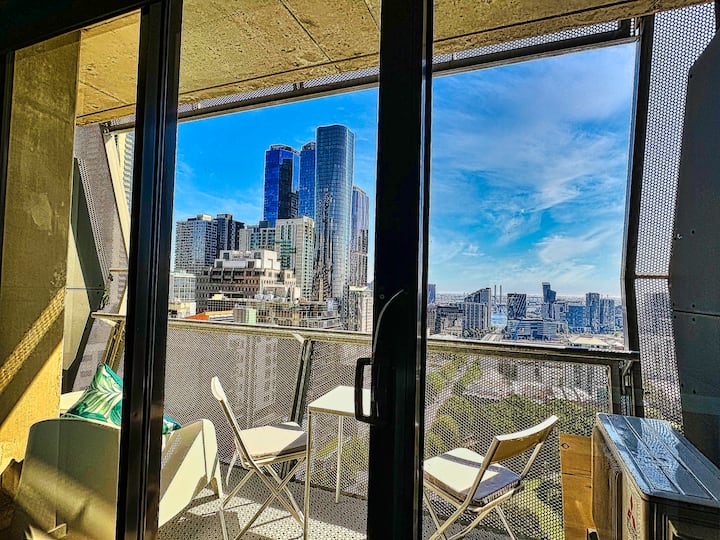 Melbourne's Central Park 1br - 멜버른