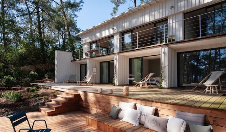 Villa Dans Les Arbres Avec Vue Unique - Cap Ferret