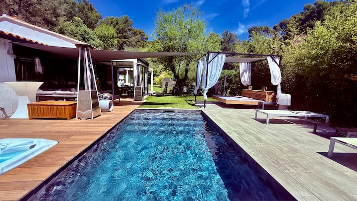 Maison Zen Avec Piscine Et Jacuzzi - Toulon