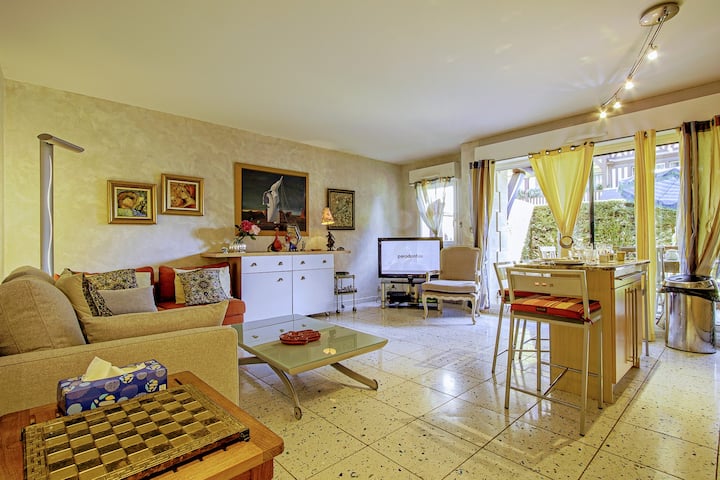 Le St Andrews-parking-jardin-5min Plage Commerces - Tourgéville