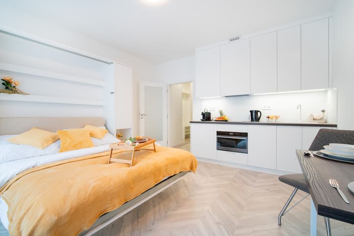 Apt|10'city|free Parking|terrace|netflix|nespresso - Brno